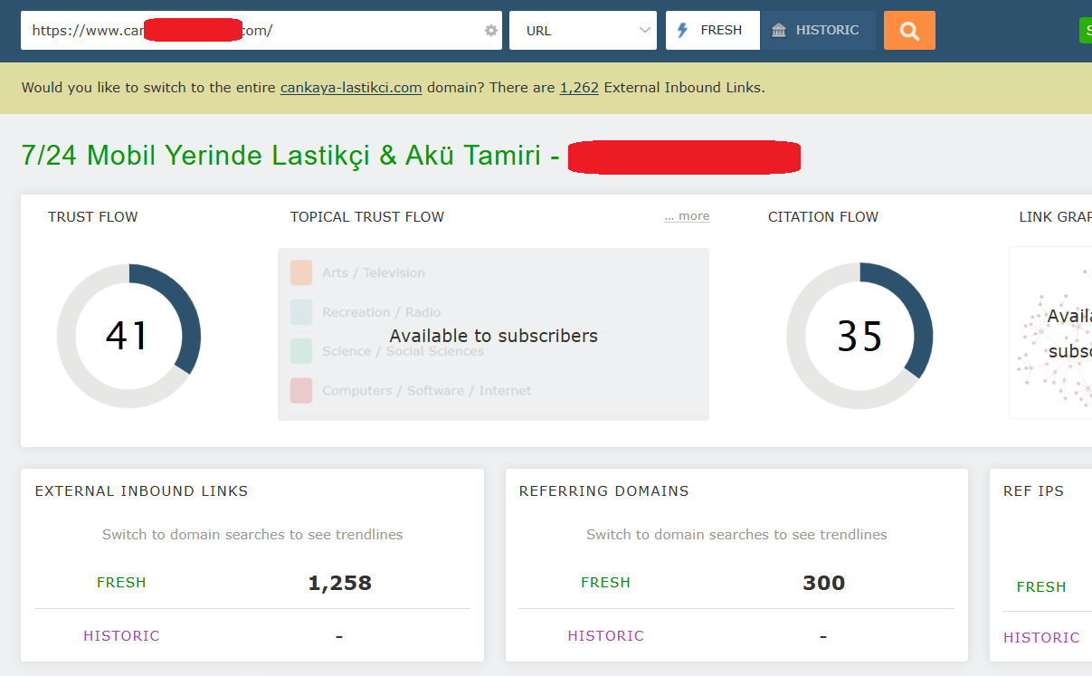 Increase TF 30+ CF 30+ in 3-6 days Safe and Guaranteed for $4 - SEOClerks
