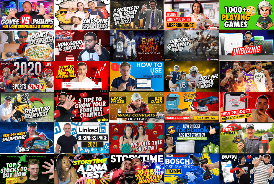 I will design attractive and catchy Custom video thumbnail for $5 ...