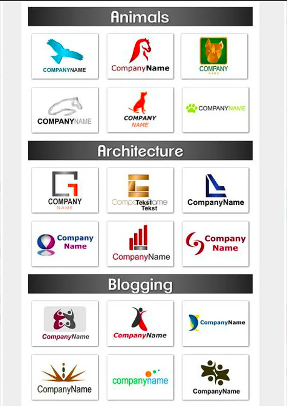 300 + Unique Logo Templates, New logo designs in minutes for $6 - SEOClerks