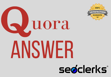 Posting High Quality 2 Quora answer for $1 - SEOClerks