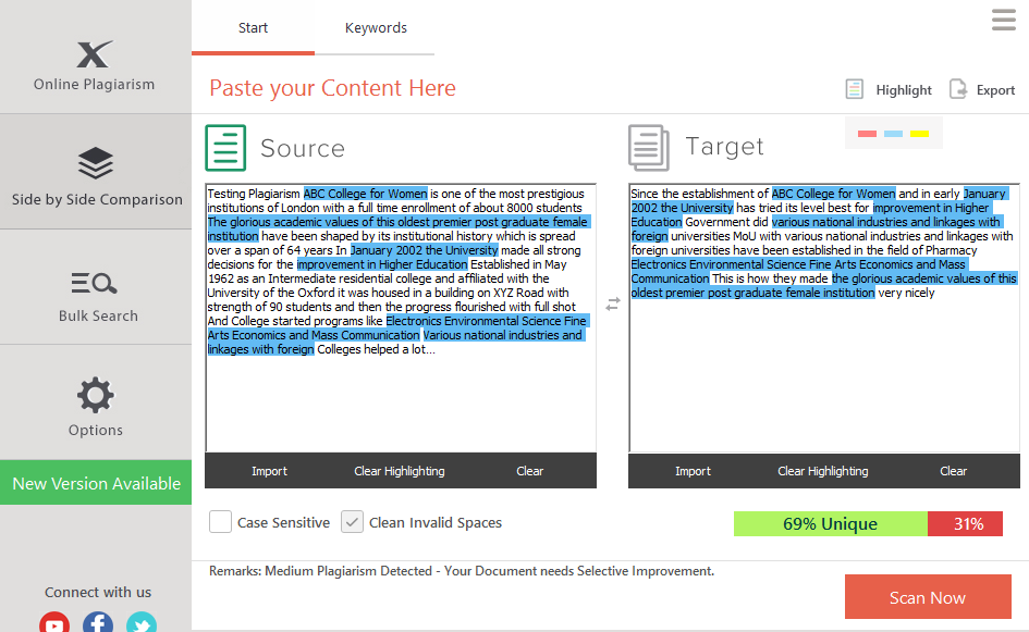 Plagiarism Checker X PRO with Bulk Checking and High Quality Options ...