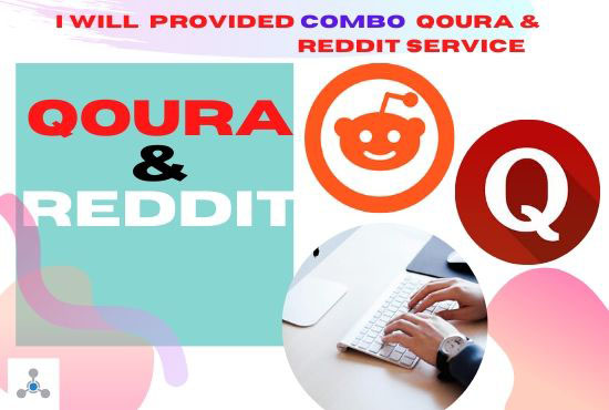 I will provide Qoura & reddit 10 post for $1 - SEOClerks