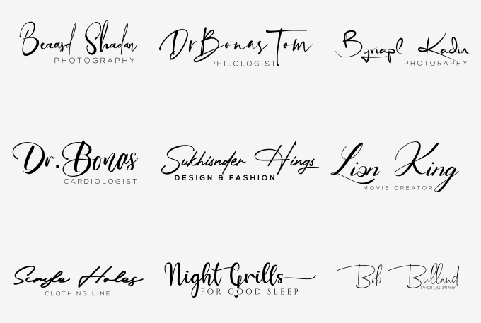 I will design modern signature logo in 24hrs for $5 - SEOClerks