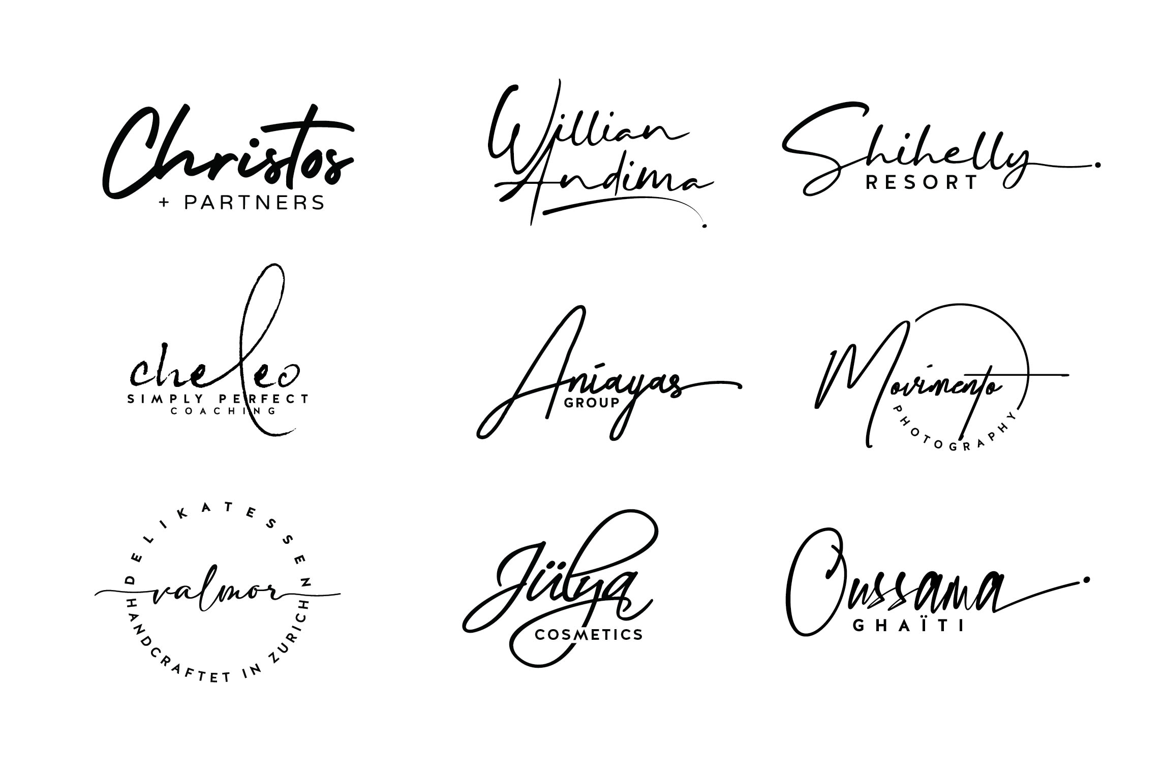 I Will Design Signature Handwritten Logo For 5 SEOClerks