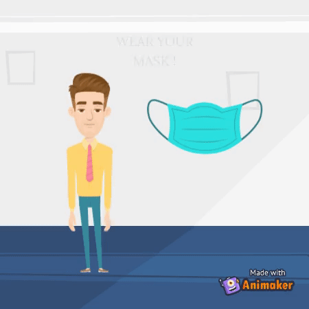 WEAR YOUR MASK GIF - PLS ALWAYS WEAR YOUR MASK WHEN GOING OUTSIDE YOUR ...