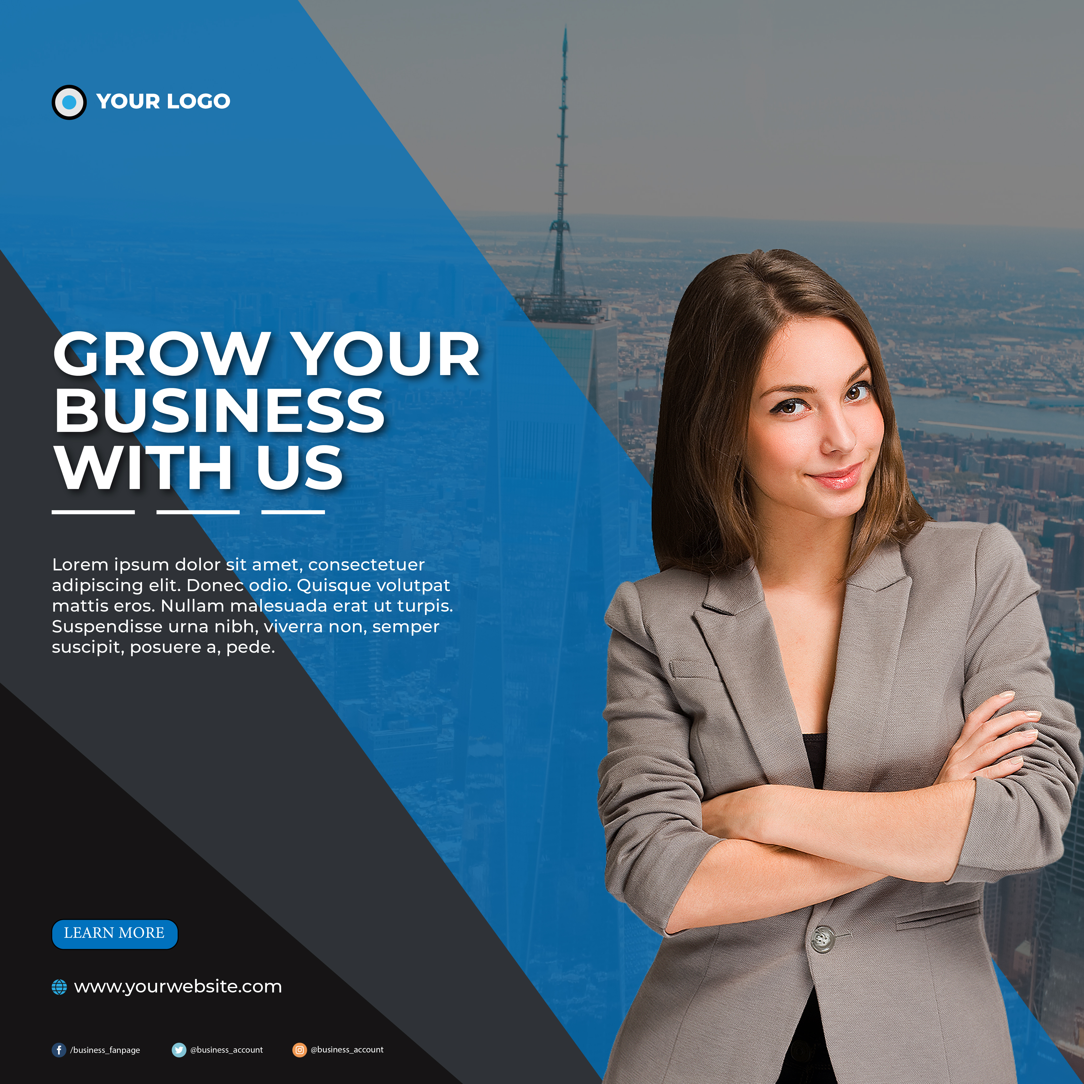 I will make awesome and IG and FB Banner posts design for $10 - SEOClerks