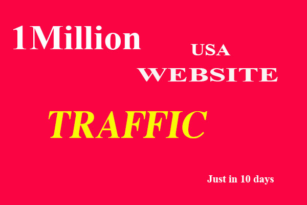 Provide 1 Million 1,000,000 worldwide website Traffic Within 10 Days ...