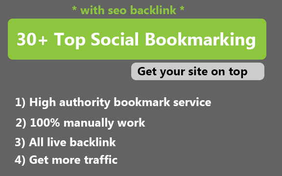 I Will do Top 30+ Social Bookmarking With SEO Backlink For get your ...