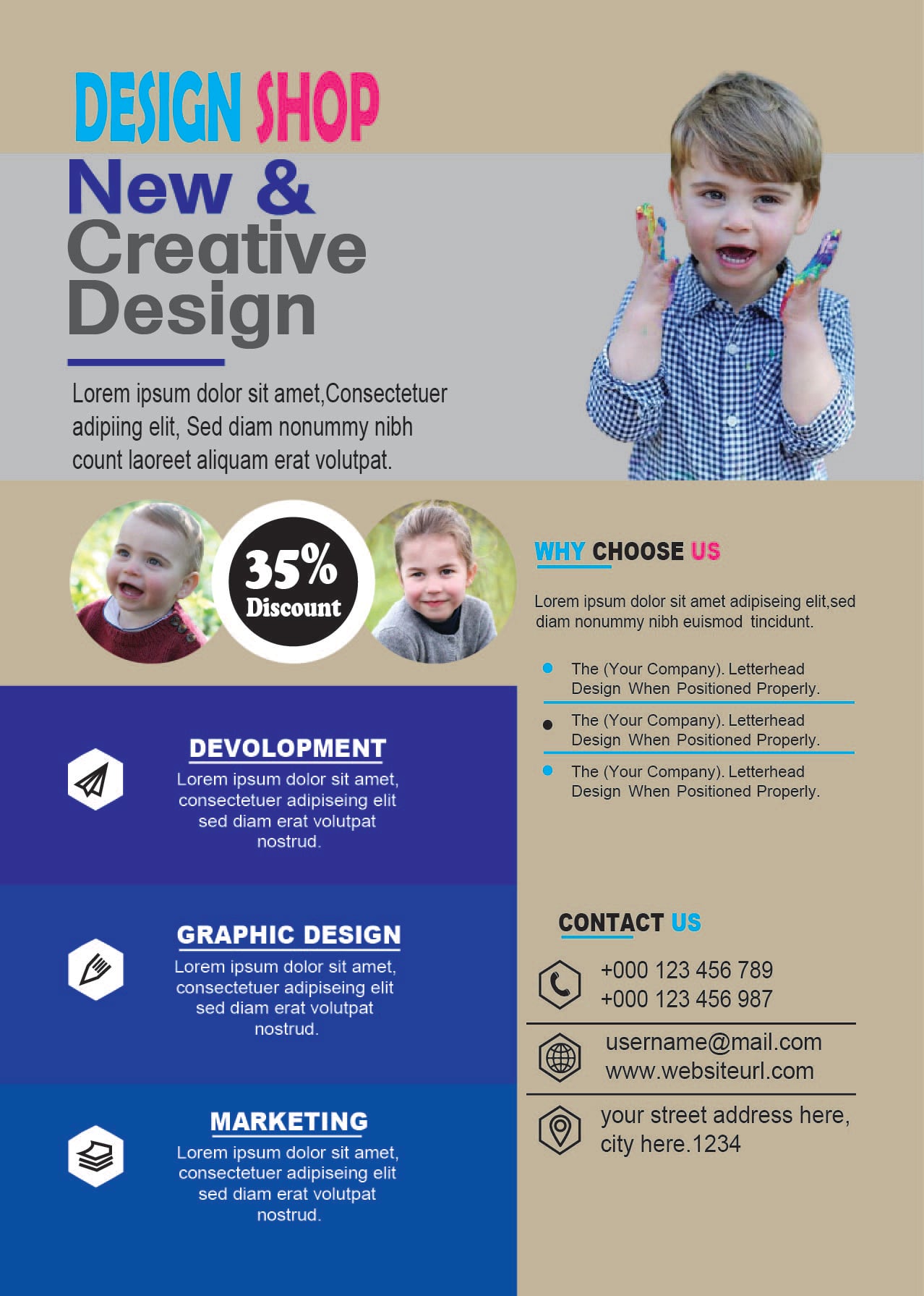 I will design a unique quality flyer for $5 - SEOClerks