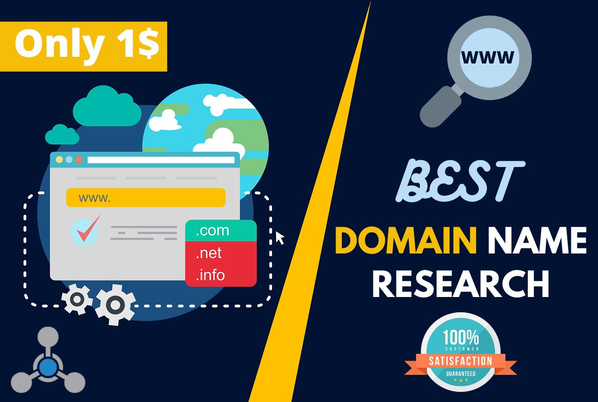 I Will Research Find Best Domain Name Ideas That Fit You Or Your