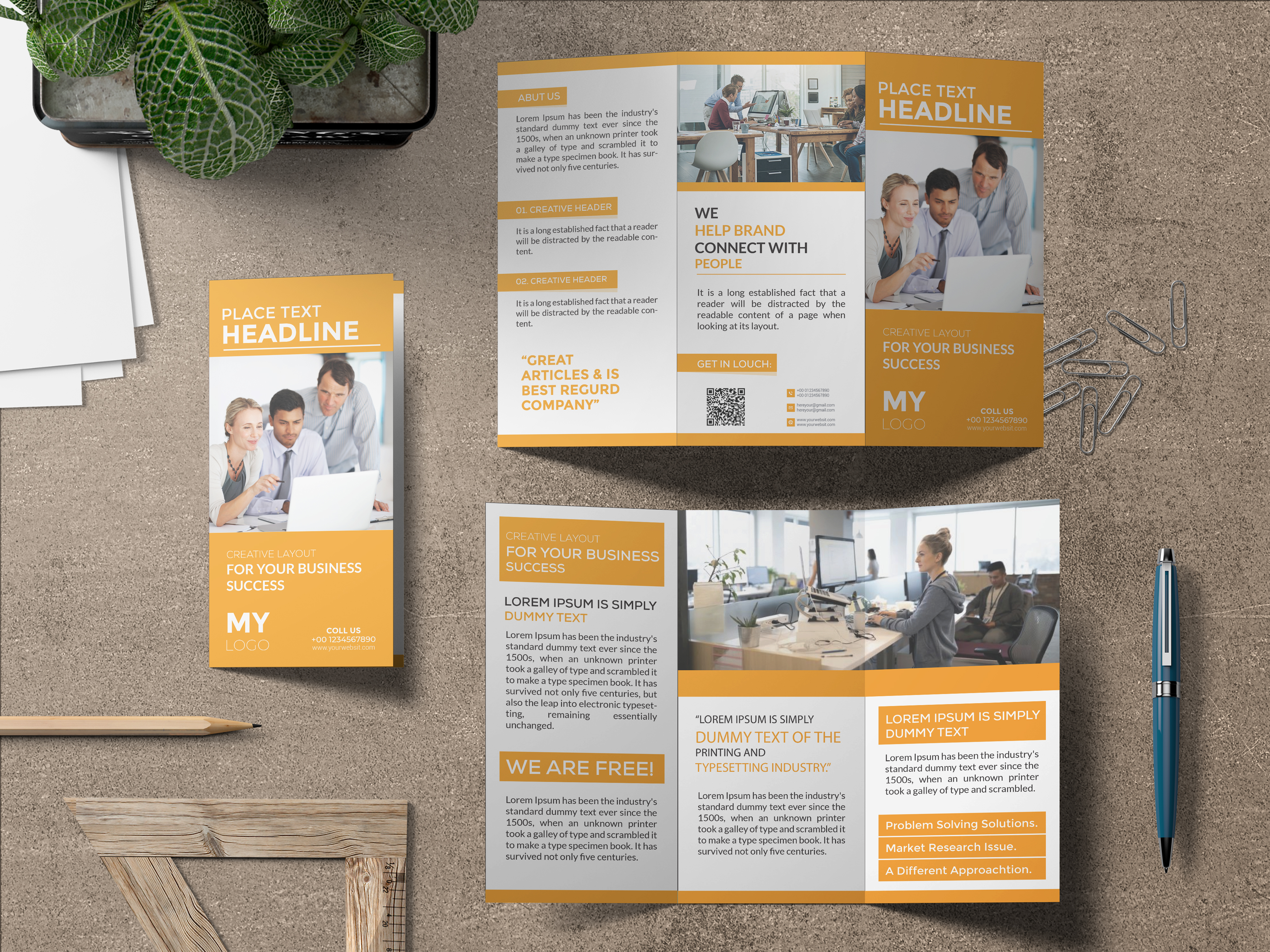 I will do an eye-catching brochure or flyer design for $5 - SEOClerks