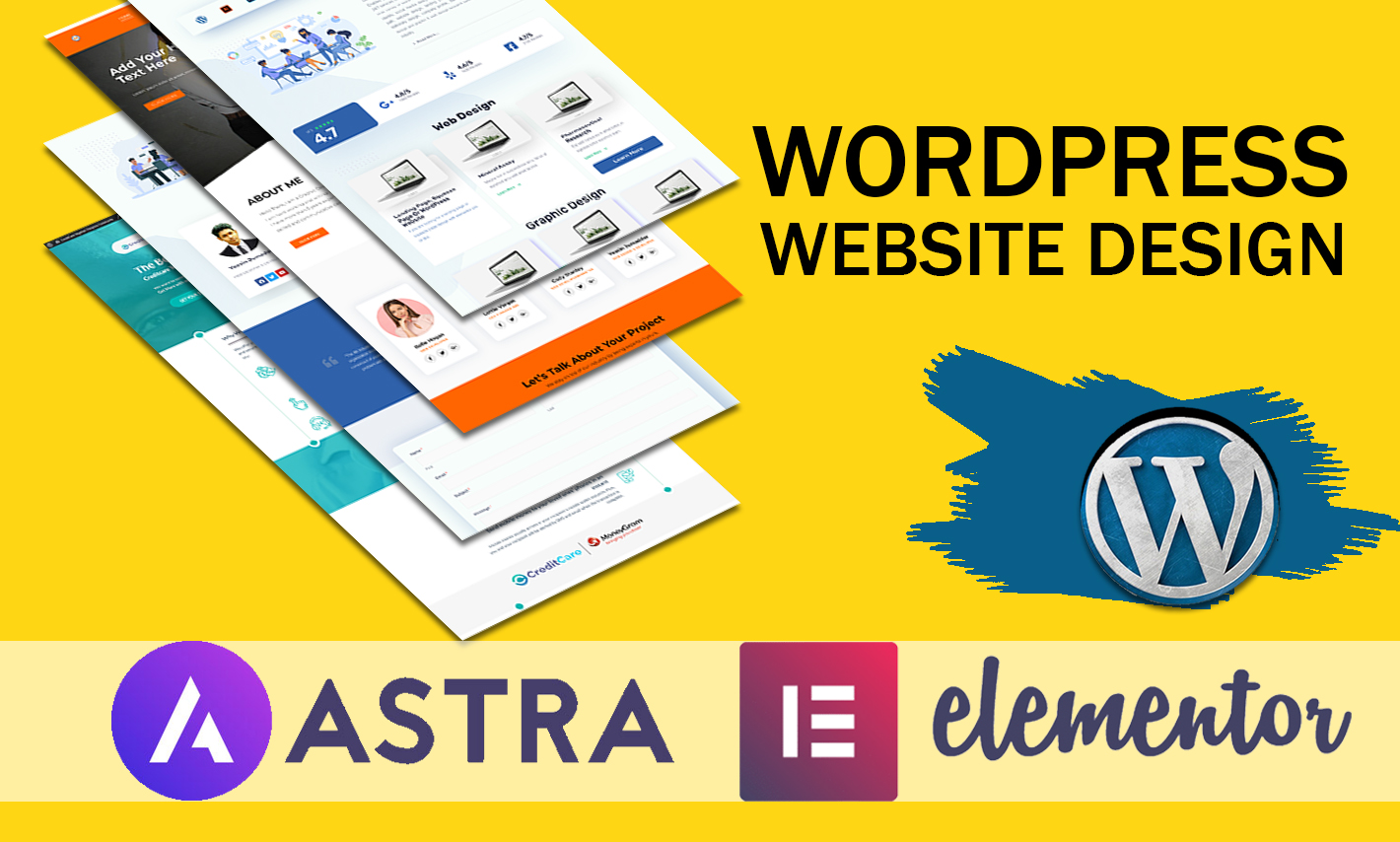 I will install and design elementor pro, astra agency, crocoblock ...