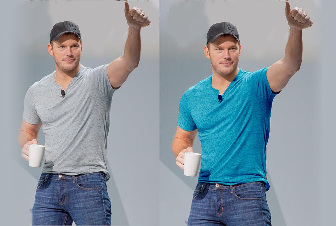 I will change the product color, and color correction, cloth, dress ...