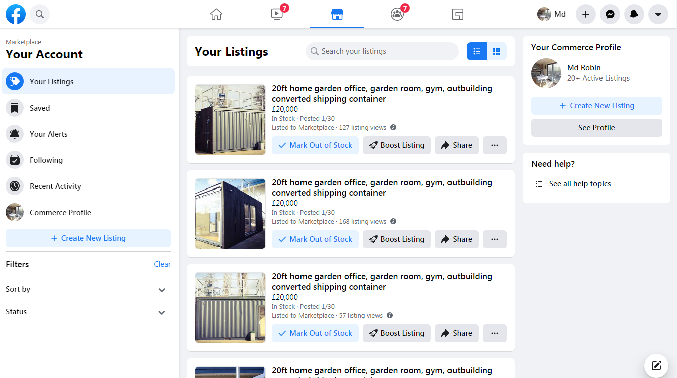 Help you to list your product on Facebook Marketplace to faster your ...