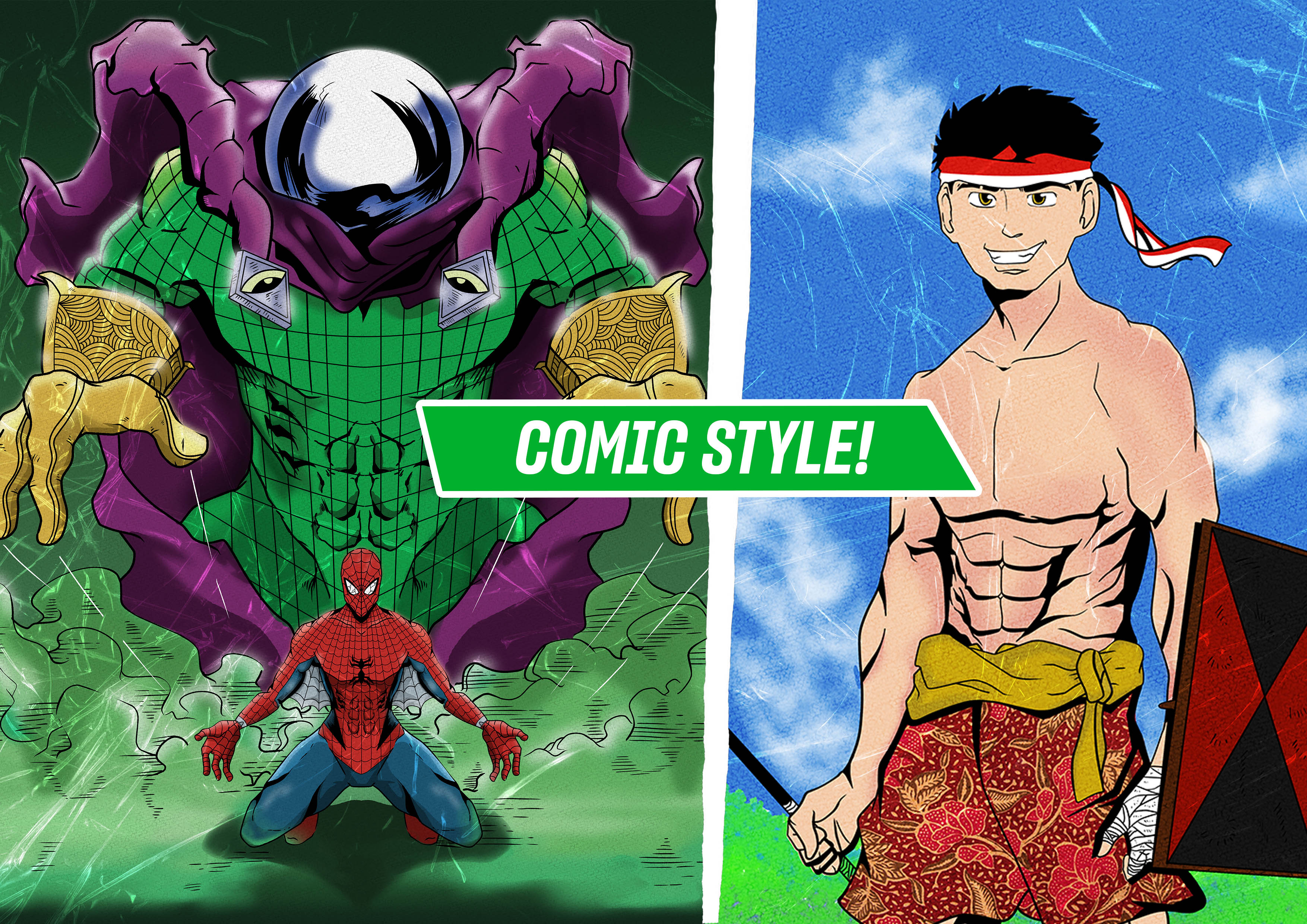 I will draw you with comic or anime style for $10 - SEOClerks