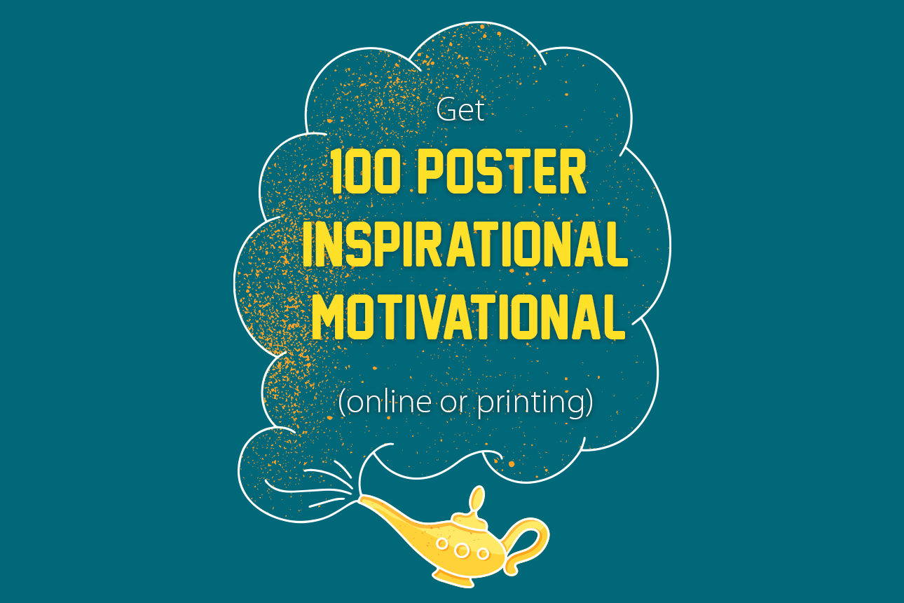 I will create 100 poster inspirational and motivational quotes for $10 ...