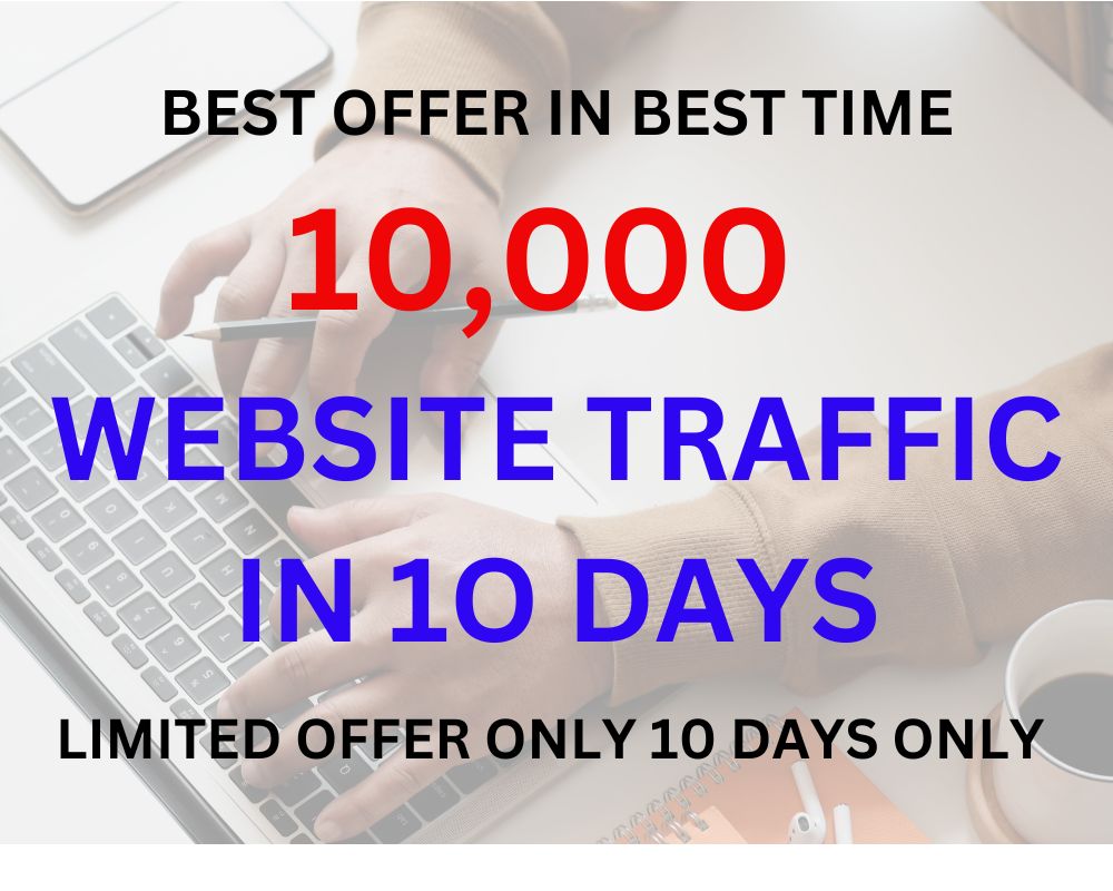 10k Website Traffic JUST in 10 days for $5 - SEOClerks