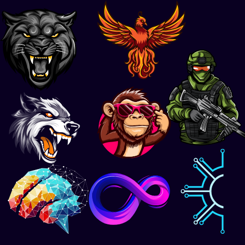 Stylish and unique creative logo with best colour contrast and designs ...