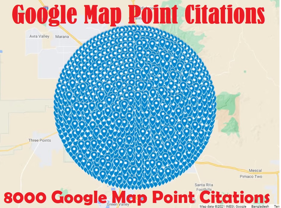 8000 google map point citations for local business seo for $80 - SEOClerks