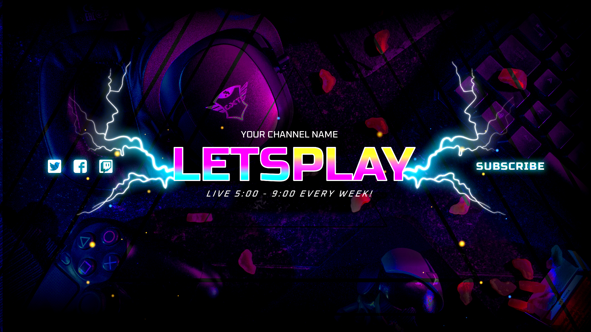 I will design an impressive gaming banner for $5 - SEOClerks