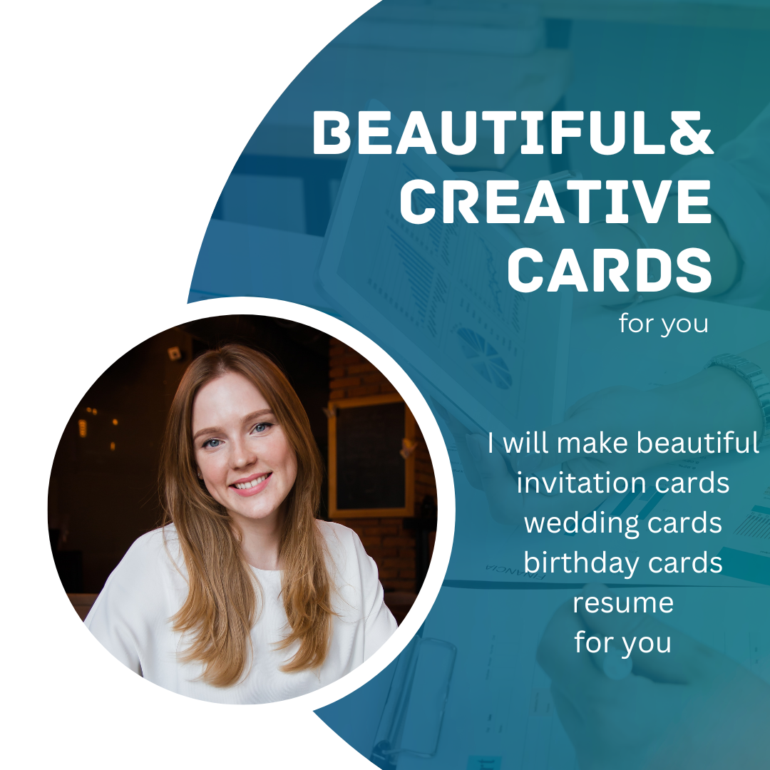 I will make beautiful and creative cards for you for $30 - SEOClerks