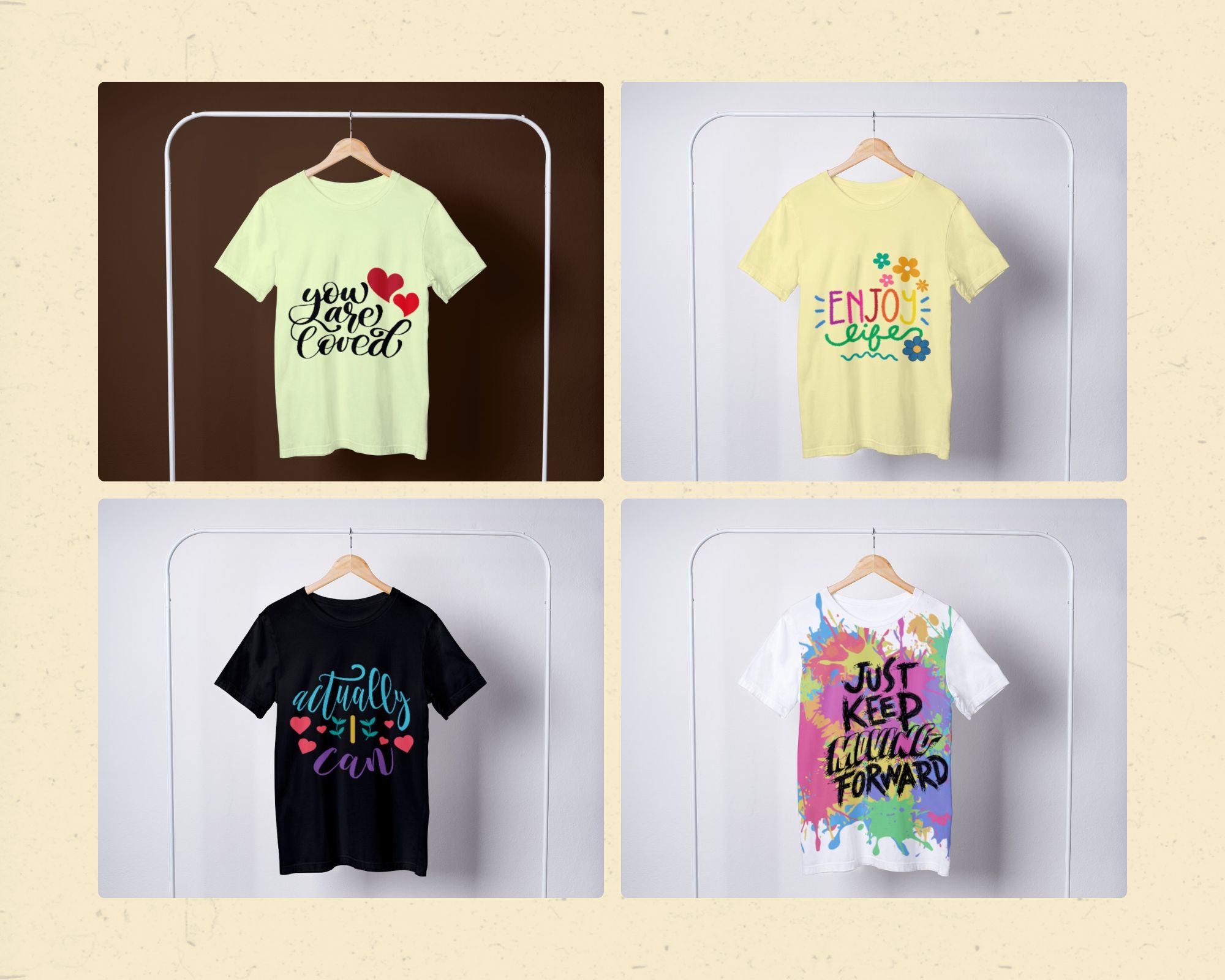 i will design unique, eye catching typography, word cloud and vintage T ...