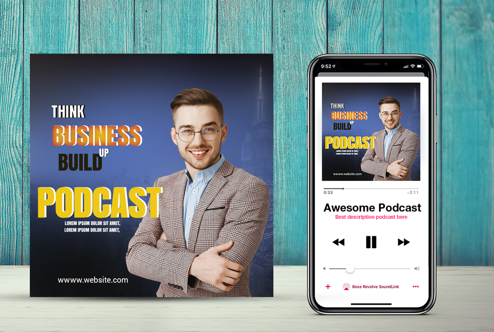 I will do design professional and amazing podcast cover art for $15 ...