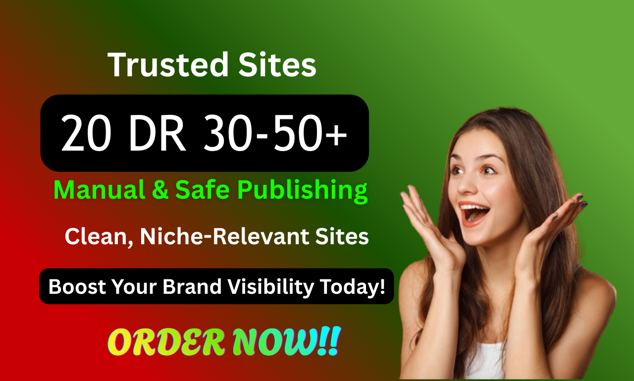20 Premium DR 30 to 50+ Web Signals Package for $7 - SEOClerks