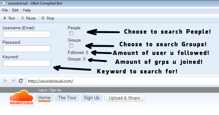 send you my Soundcloud auto follow by keyword bot for $20 - SEOClerks