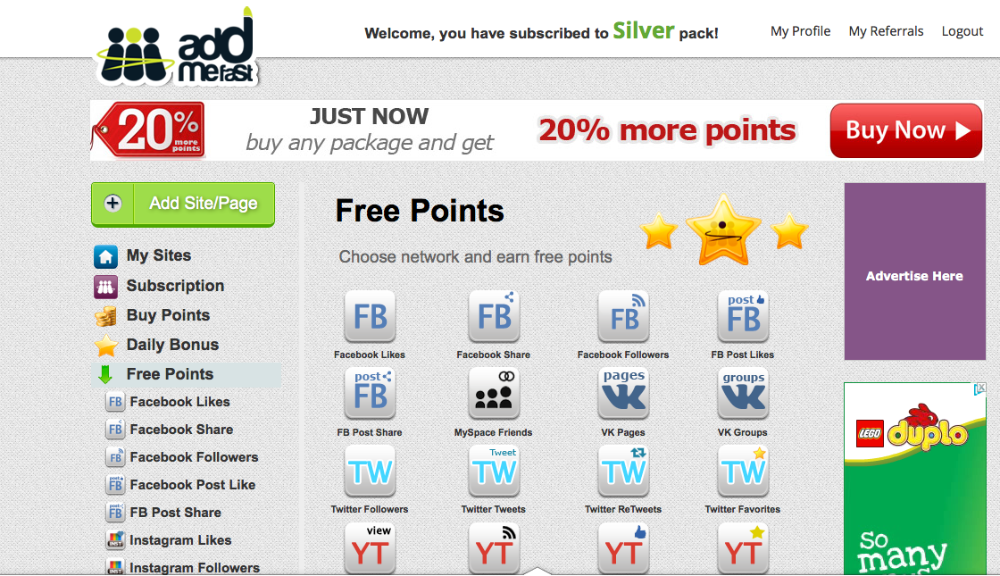 Sell you 80K AddMeFast account with Automatic Silver Upgrade for $70 ...