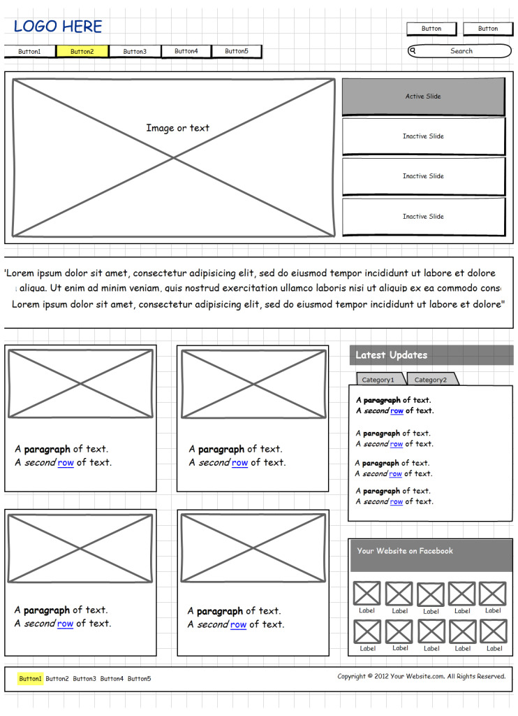 I can create 3 black & white wireframes for your website for $50 ...
