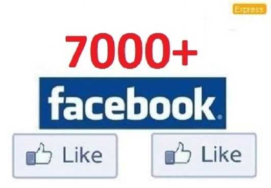 hi, i will give 7000+ facebook like in areliable way. only for your fan ...