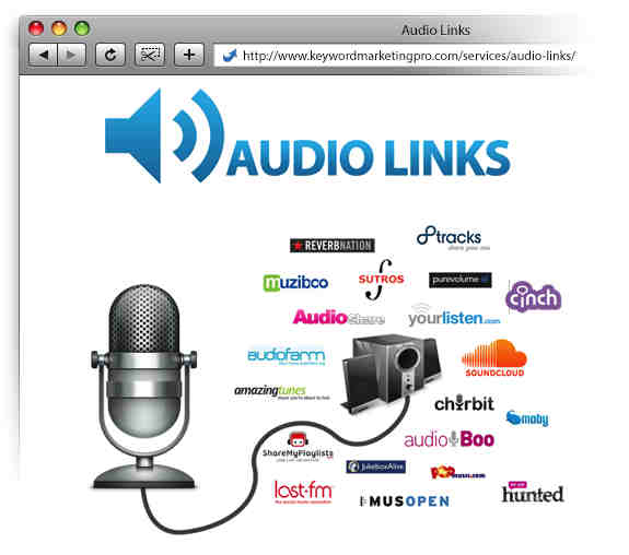 I will do audio submission to top 15 audio sharing sites for $5 - SEOClerks