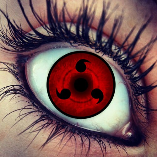 I will transform your eyes to the beautiful sharingan eyes for $5 ...