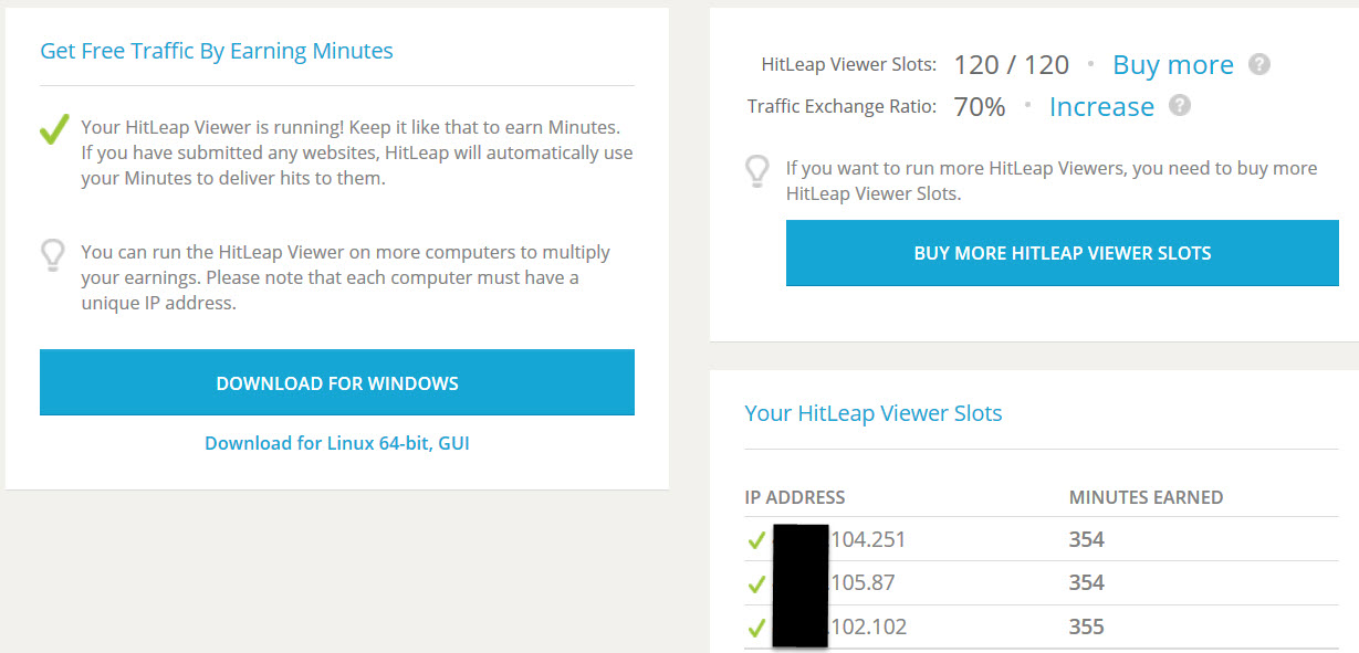 Run 100 Hitleap Sessions on our VPS Servers 24x7 for 20 Days for $125 ...