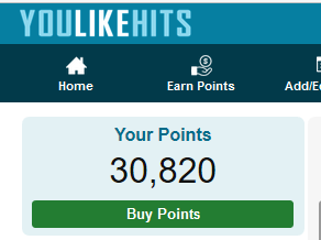 YouLikeHits account with 30000 points for $10 - SEOClerks