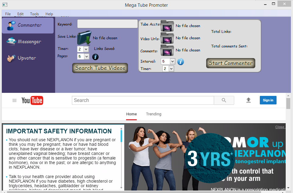 Mega Tube Promoter YouTube Marketing Software 2017 for $37 - SEOClerks
