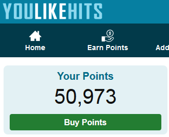 YouLikeHits account with 50000 points for $15 - SEOClerks